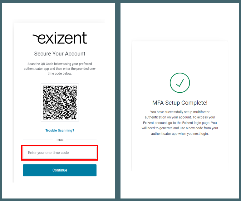 How do I set up MFA using the Microsoft Authenticator app?